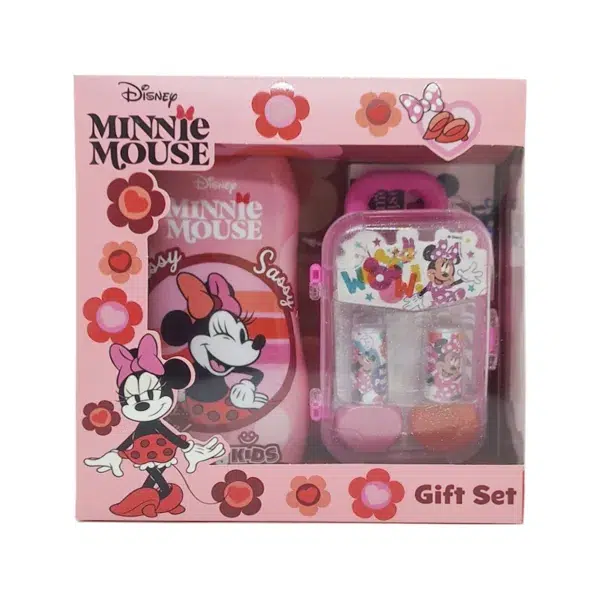 DISNEY MINNIE MOUSE Estuche Shampoo de Manzanilla 325ml+2 Esmaltes 5ml ...